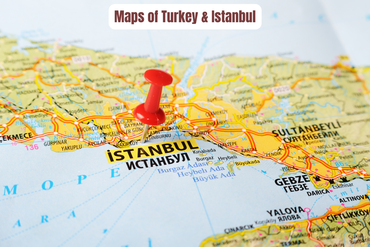 Map of Turkey - Where to Go
