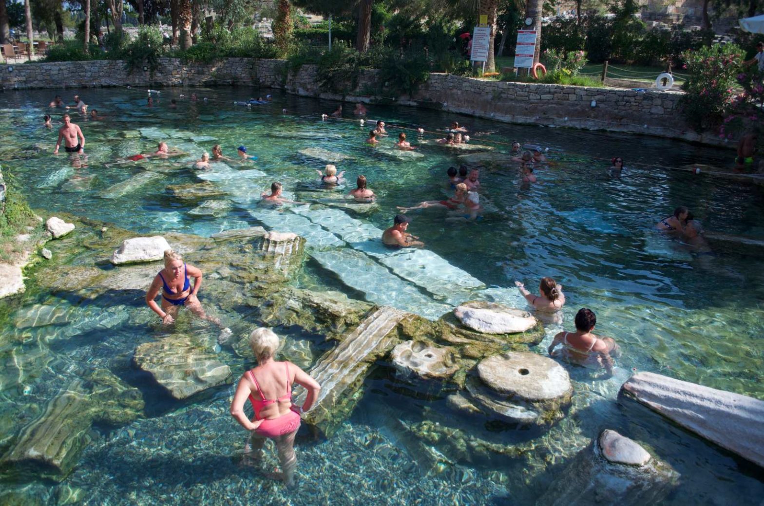Antique Pool at Pamukkale, Turkey